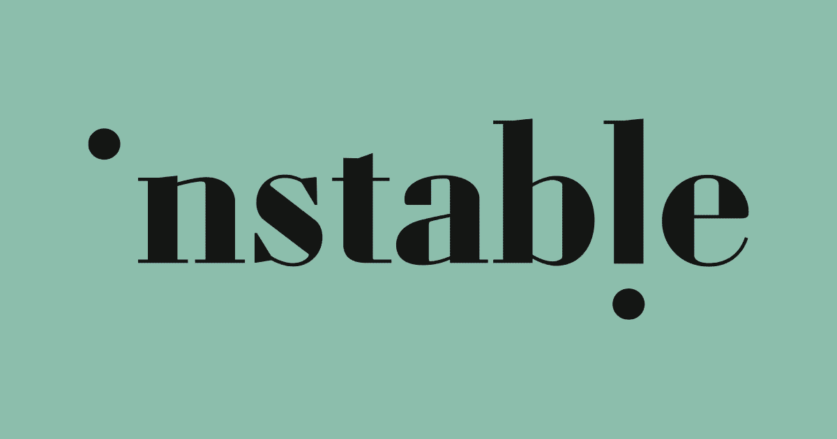 Instable - Identité visuelle